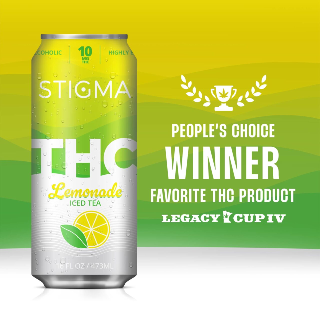 Stigma THC Lemonade Iced Tea | Delta-9 THC Beverage